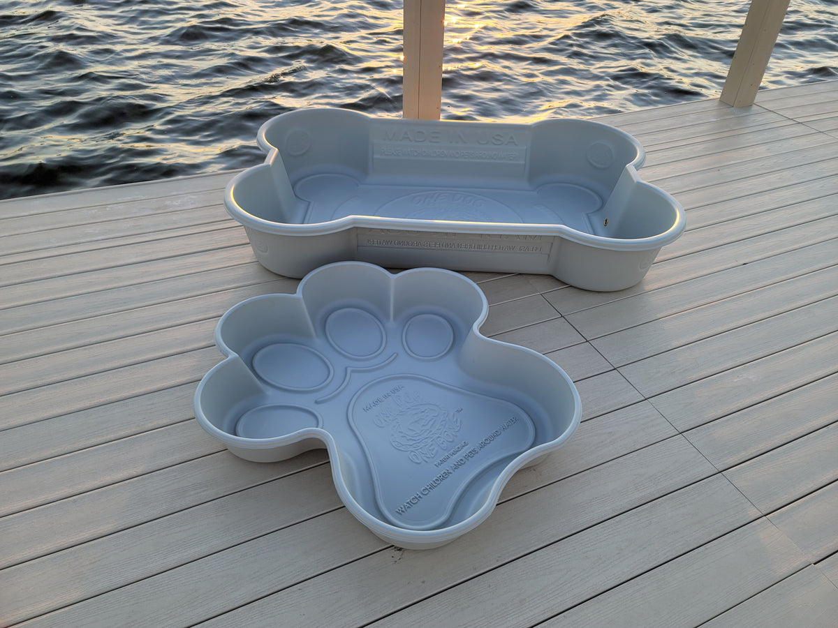 1 Bone Pool 1 Paw Pool Package – Dog Pools
